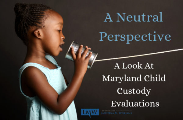 A Neutral Perspective: A Look at Maryland Child Custody Evaluations